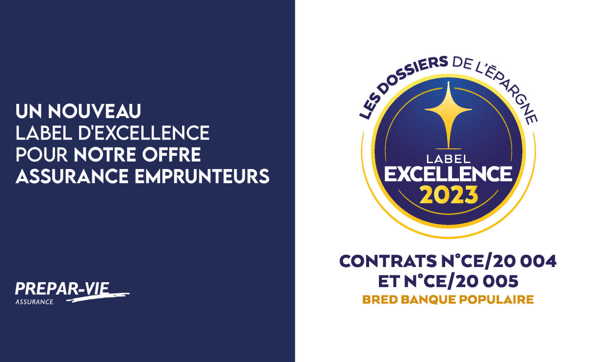 Labels d’excellence des Dossiers de l’Epargne – PREPAR-VIE Assurance